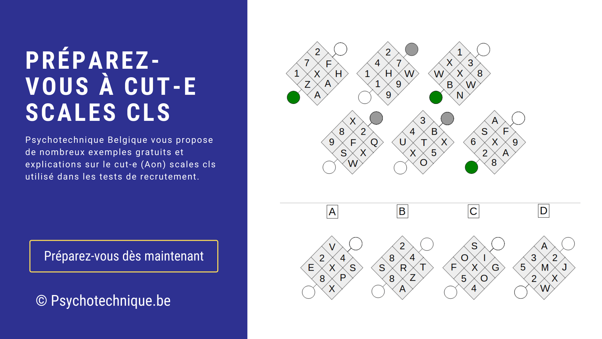 Simulation pratique Aon (cut-e) scales cls (logique inductive)